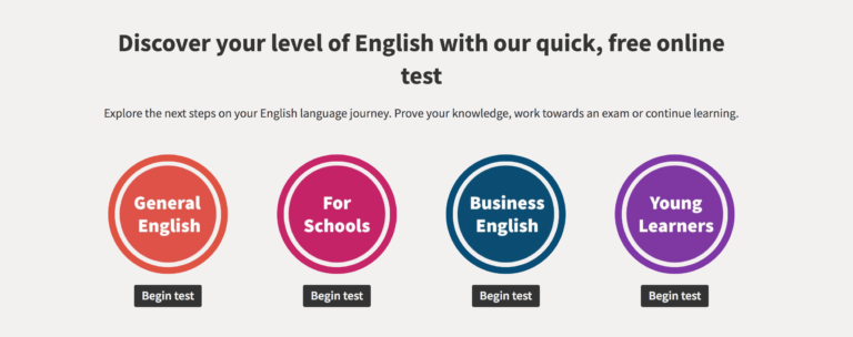 Descubre tu nivel de Inglés con el Test gratuito de la Universidad de ...